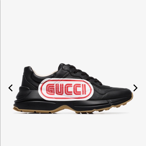 Gucci | Shoes | Authentic Gucci Black Sneaker | Poshmark